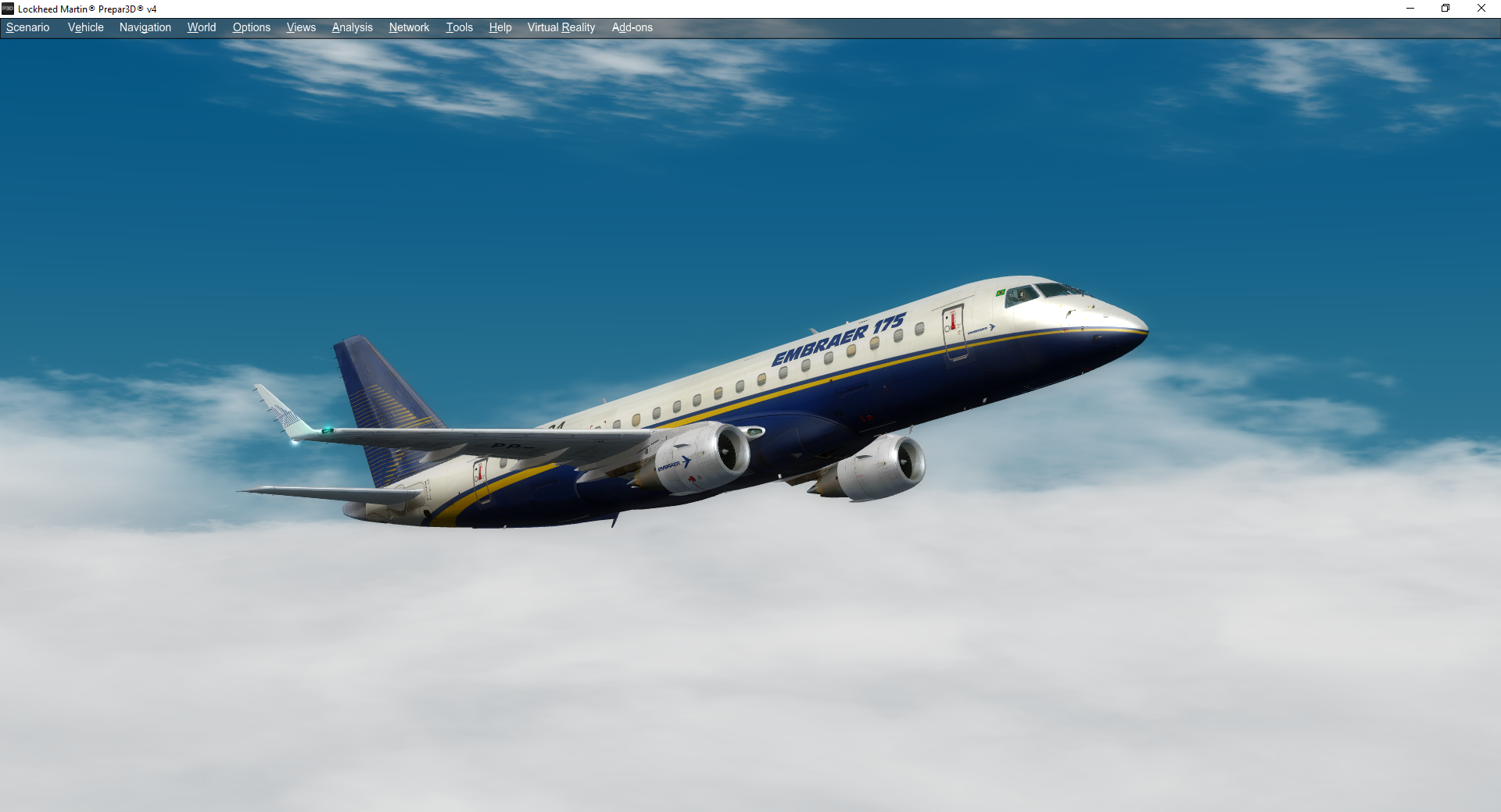 Embraer E-Jets v.2 Embraer 175 and 195 (P3D4)