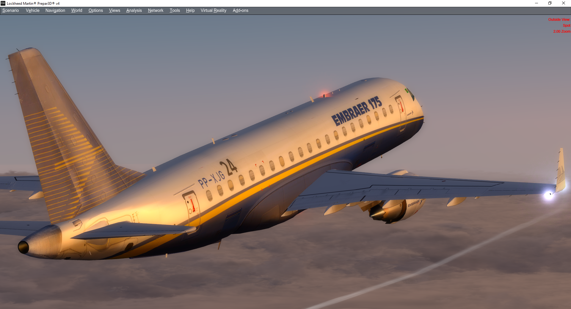 Embraer E-Jets v.2 Embraer 175 and 195 (P3D4) - Flight Simulator Add-on