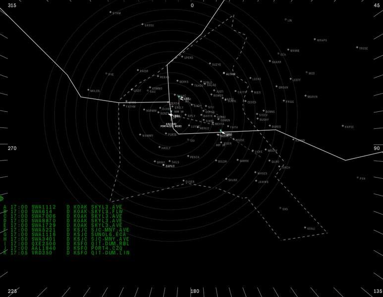 Northern California Sector For Tracon! 2012