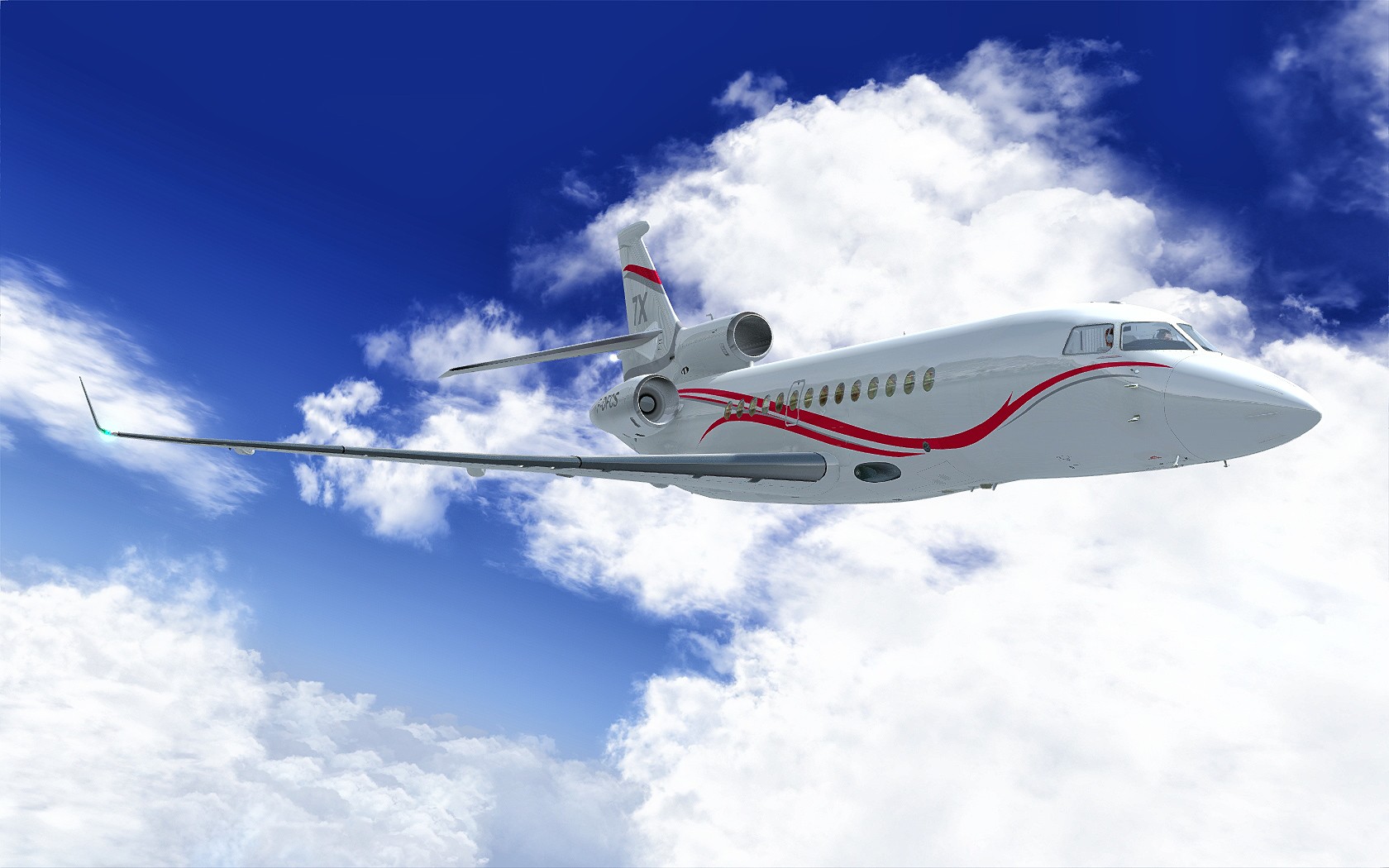 Falcon 7X (FSX/FSX:SE/P3D-2-3/P3D4)