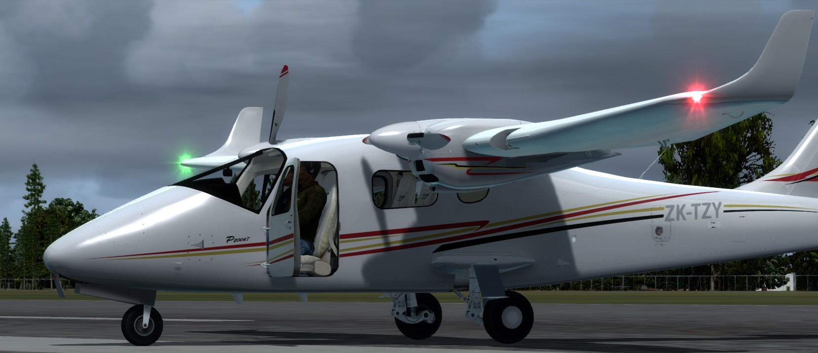 Tecnam P2006T (FSX/P3D1/P3D2/P3D4) - Propeller Aircraft - Flight ...